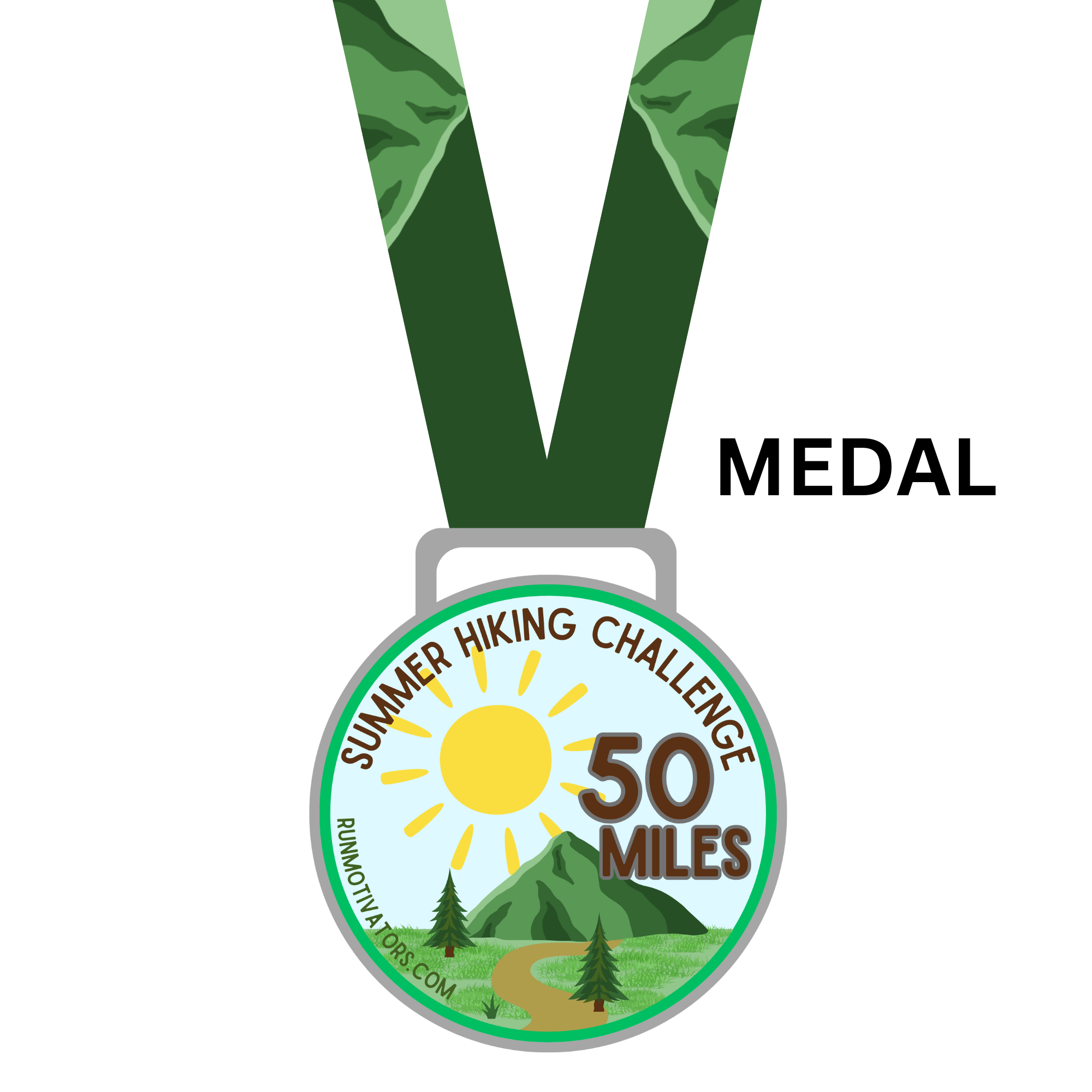 Summer Hiking Challenge MEDAL - NOW SHIPPING – RunMotivators